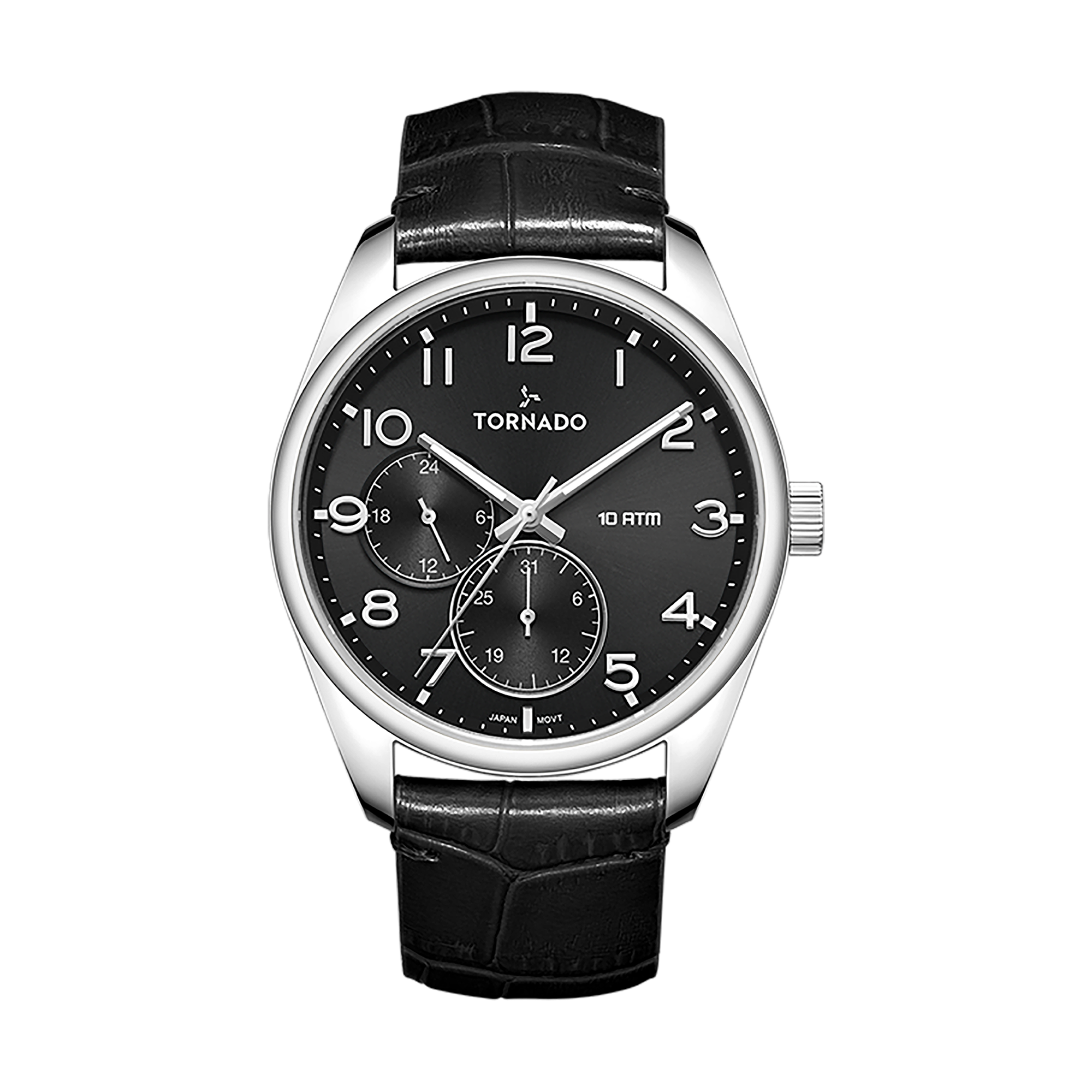 Buy Celestia Classic Multi Function Watch Black - T25102-SLBB, Online ...